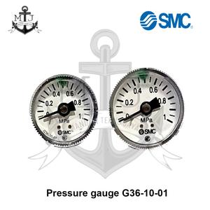 Jual PRESSURE GAUGE SMC G36-10-01 DRAT 1/8 INCH MADE IN JAPAN ORIGINAL - Kota Batam - Shark ...