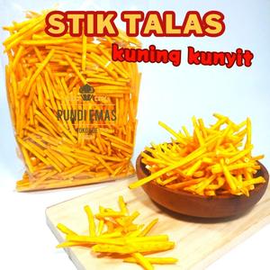 Jual Stik Talas 1kg / Keripik Talas Bogor Kuning Kunyit Kiloan ...
