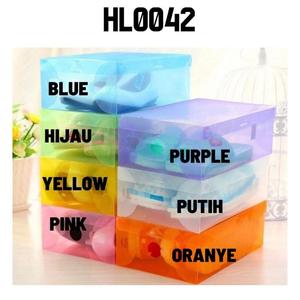Jual Ready Kotak Penyimpanan Sepatu Transparan Serbaguna Shoes Box ...
