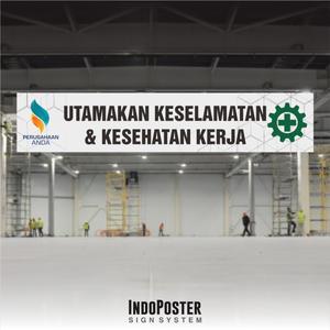 Jual PROMO Spanduk Banner K3 Safety UTAMAKAN KESELAMATAN DAN KESEHATAN ...
