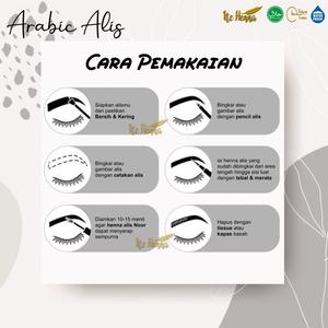Jual 🔆 Arabic Henna Alis Brow Henna Premium Henna Coklat & Hitam ...