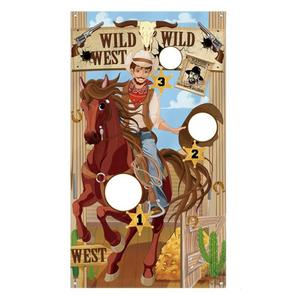 Jual Western Party Cowboy Toss Games with 3 Bean Bags, Fun Western Game ...