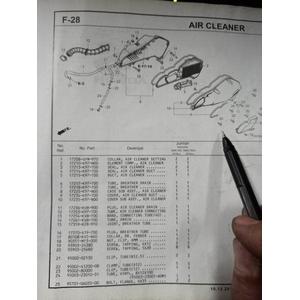 Jual Baut cacing Screw tapping 5x20 di Box Filter All Matic 93903-25480 ...