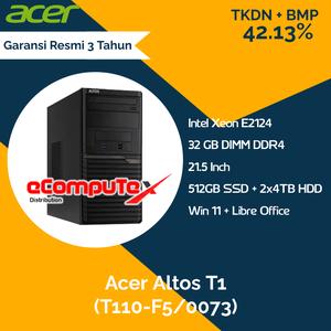 Jual Server Acer Altos (T110-F5/0073) 32GB 2x4TB+512GB - TKDN RESMI ...