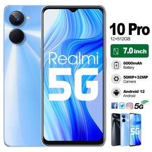 Jual Hp Realmi 10 Pro 5G ram 12 256GB layar 7 inch Smartphone 5G WiFi ...