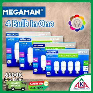 Jual Paket 4 Pcs Bohlam Lampu MEGAMAN LED STICK P Bulb 5 / 9 / 12 / 15 Watt - 12W - YTP45Z1 ...