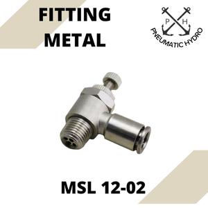 Jual Fitting Metal speed control MSL 12-02 - Jakarta Barat - Pneumatic ...