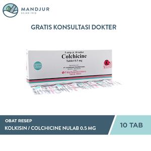 Jual Kolkisin / Colchicine 0.5 mg 10 Tablet / Obat Asam Urat - Jakarta ...