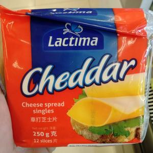 Jual Lactima Cheddar Keju Olahan Slice 250 gr / Keju Cedar/Keju Chedar ...