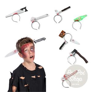 Promo Bando Halloween Prank Kecelakaan Pisau Paku Tancap Kepala Acc ...