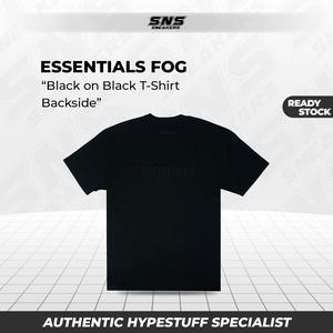 Jual Essentials FOG Black On Black Tee Backside BNWT 100% Original - M ...