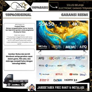 Jual CODE TCL 55A50 UHD 4K HDR DOLBY ATMOS VISION GOOGLE TV 55 INCH ...