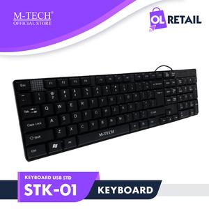 Promo M-Tech Original Keyboard USB Standar for PC Laptop Android - Kab ...