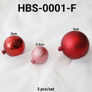 Jual Gr-Hbs-1 Cake Topper Hiasan Kue Bola Putih Perak Biru Ungu Bening ...