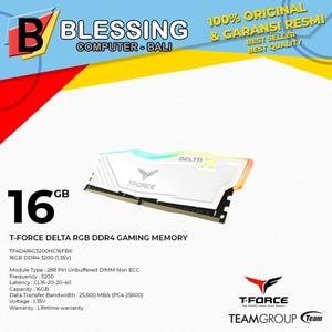 Jual RAM 16GB TEAM T.FORCE Delta R DDR4 RGB PC3200 WHITE / T FORCE ...