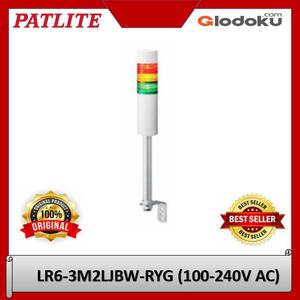 Jual PATLITE SIGNAL TOWER LR6-3M2LJBW-RYG (100-240VAC), WITH BUZZER - Jakarta Barat - GLODOKU ...