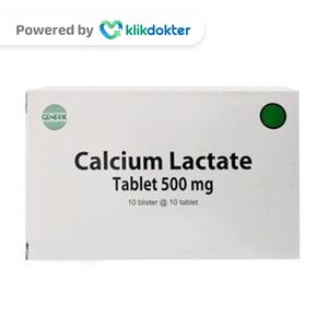 Jual Calcium Lactate 500mg 10 Tablet Generik - Jakarta Selatan - APOTIK ...