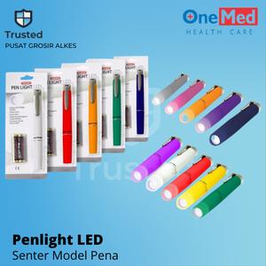 Jual Penlight LED free Baterai OneMed senter mulut pen light senter ...