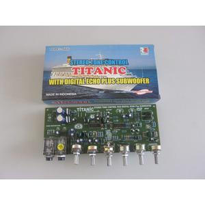 Jual Kit Tone Control Stereo With Mic Echo Plus Subwoofer titanic ...
