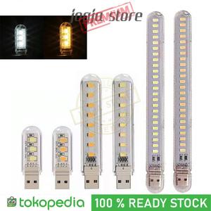 Jual Lampu USB Mini LED Stick 3/8/24 LED Strip Lampu Baca Emergency Lamp - 24 - Cool White - Kab ...