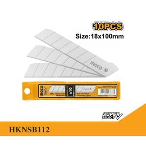 Jual Ingco HKNSB112 Mata Cutter Besar 10 Pcs (18 mm) Isi Refill Cuter ...