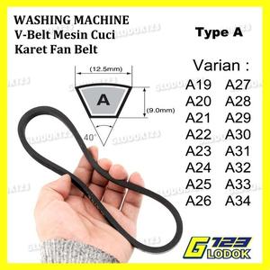 Jual Karet Vanbelt Fanbelt Panbelt Van Fan Pan V Belt Mesin Cuci Tipe A ...