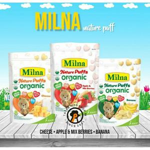 Jual Milna Nature Puff Organic Pouch 15gr Promina Puffs - Blueberry ...