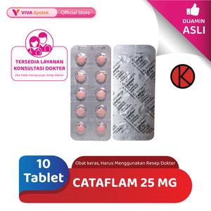 Jual Cataflam 25 mg (10 Tablet) - Jakarta Utara - VIVA APOTEK | Tokopedia