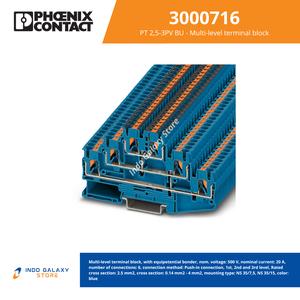 Jual Phoenix Contact 3000716 PT 2,5-3PV BU - Multi-level terminal block ...