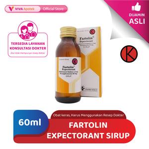 Jual Fartolin Expectorant Sirup / Asma / Bronkhitis (60 ml) - Kota ...