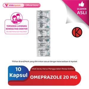 Jual Omeprazole 20 mg (10 Kapsul) - Jakarta Barat - Viva Apotek ...
