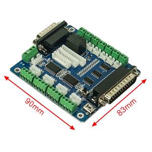 Jual CNC Mach3 5axis USB interface driver motion controller breakout ...