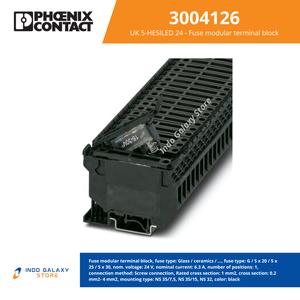 Jual Phoenix Contact 3004126 UK 5-HESILED 24 - Fuse modular terminal ...