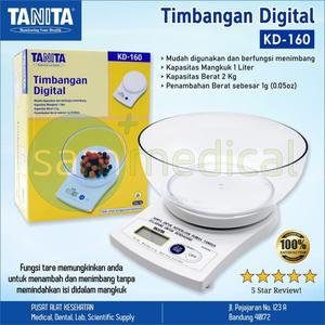 Promo Tanita Timbangan Digital 2kg KD160N / Timbangan Kue Tanita KD 160 ...