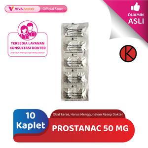 Jual Prostanac 50 mg / Natrium Diklofenak / Nyeri Sendi (10 Kaplet ...