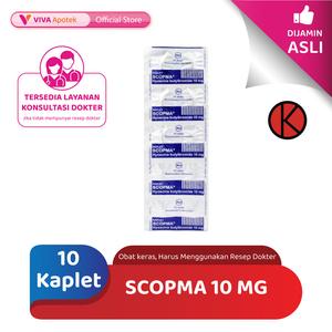 Jual Scopma 10 mg / Hyoscine-N-butylbromide (10 Kaplet) - Jakarta Barat ...