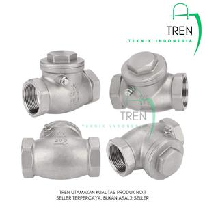 Jual 1 1/2" SWING CHECK VALVE STAINLESS SUS316 1 1/2" INCH - Jakarta ...