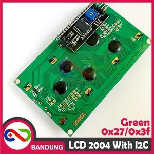 Jual Lcd Character 20X4 2004 5V Green Hjau Backlight Module + I2C ...