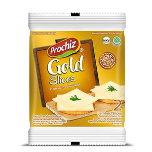 Jual PROCHIZ KEJU GOLD SLICES 26gr ISI 2 LEMBAR KEJU CHEDDAR SUSU ...