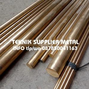 Jual as kuningan 75 mm x 10 cm - kuningan bulat batangan murni ...