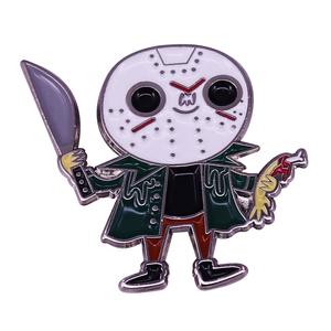 Jual Bros Desain Jason Voorhees Friday The 13th Spooky Untuk Halloween ...
