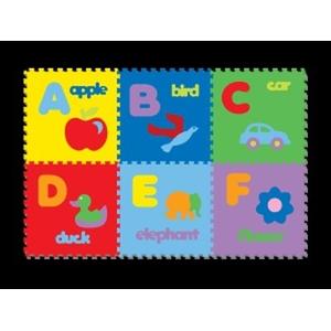 Jual t 28 evamat abjad gambar 26 pc / evamat huruf gambar / karpet ...