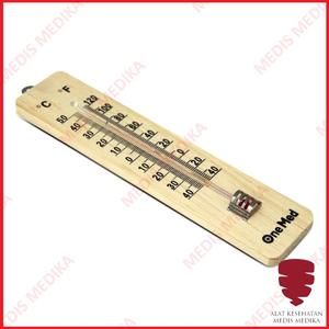 Jual Thermometer Ruang Kayu Termometer Ruangan Thermo Dinding Wooden ...