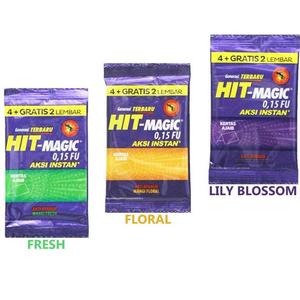 Jual HIT MAGIC KERTAS 4+2 LEMBAR ECER OBAT NYAMUK BAKAR FLORAL FRESH ...