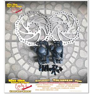 Jual REM CAKRAM SET MEKANIK DISC BRAKE MEKANIK CSTAR 6 BOLT Sepeda MTB ...