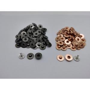 Jual Jeans Rivet Kancing Keling Paku Centang YKK - Black Nikel - Kota ...