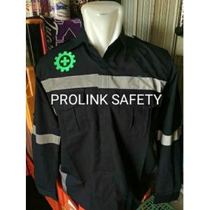 Jual Seragam Safety Hitam Free Logo.K3 Bendera Scotlight 5Cm - Jakarta ...