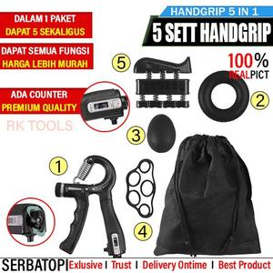 Jual Handgrip Hand Grip Adjustable 5-60 Kg Alat Latihan Otot Penguat ...