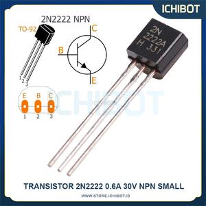Jual Transistor 2N2222 0.6A 30V NPN Small Power Transistor TO-92 2N ...