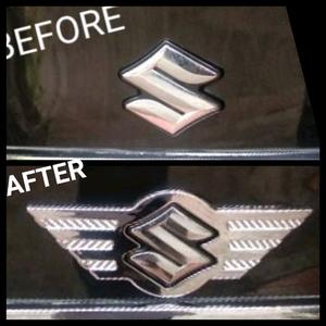 Jual ring logo lambang Suzuki belakang mobil splash /all new ertiga ...